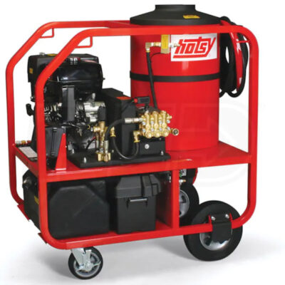Hotsy 1075BE Compact Hot Water Pressure Washer | Gas Engine Roll Cage ...