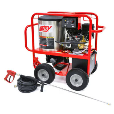 Hotsy 1075SSE CAL Hot Water Pressure Washer | Gas Engine Roll Cage ...